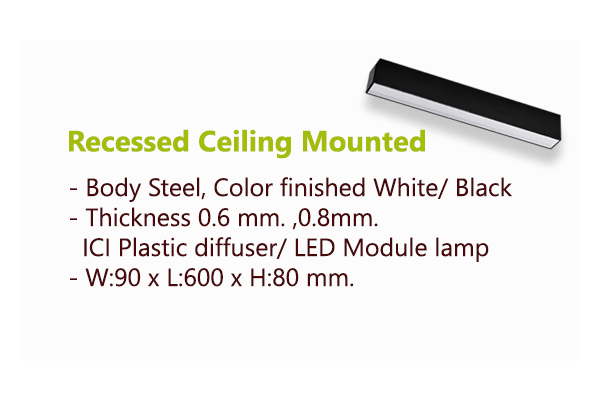 Venzo - Lighting - Leddel - Batten